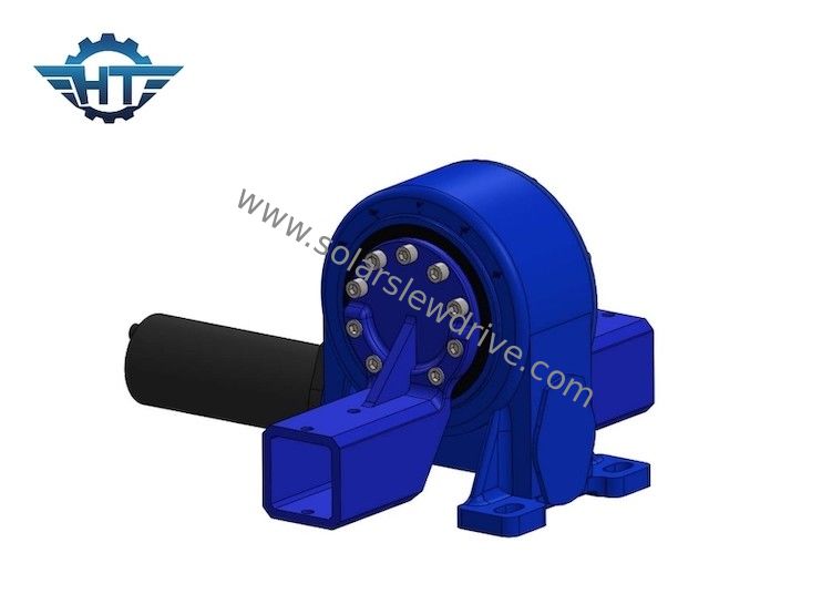 Single Axis Small Worm Slew Drive With IP66 House Solar Panel Mounting ...