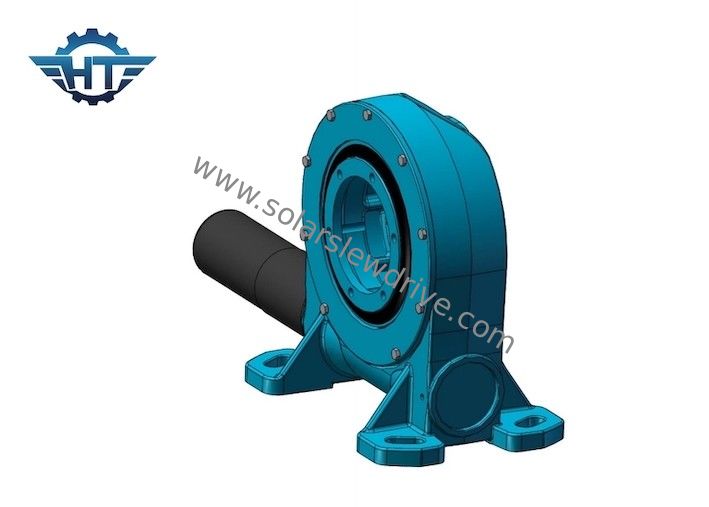 Vertical Single Axis Small Worm Gearbox For PV Mounted Solar Tracking ...