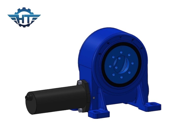 VE9 Single Axis Slew Drive Gearbox For Horizontal Single Axis PV Panel ...