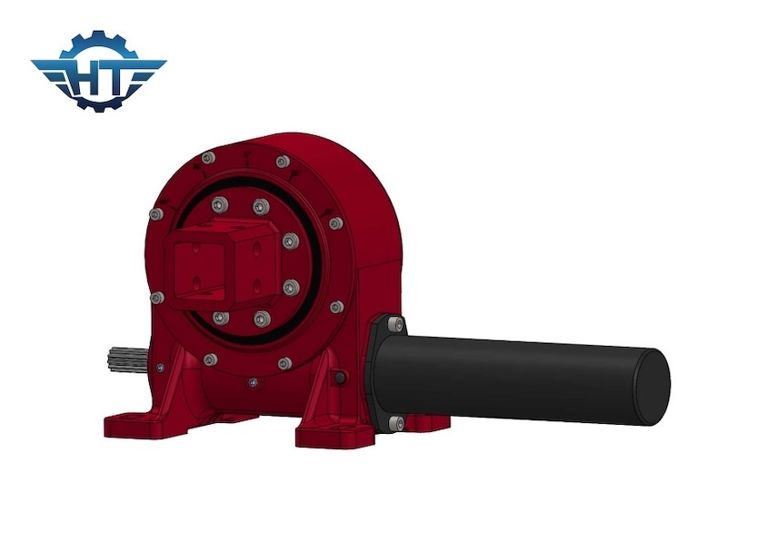 Vertical Worm Gear Solar Slewing Drive With High Holding Torque For ...
