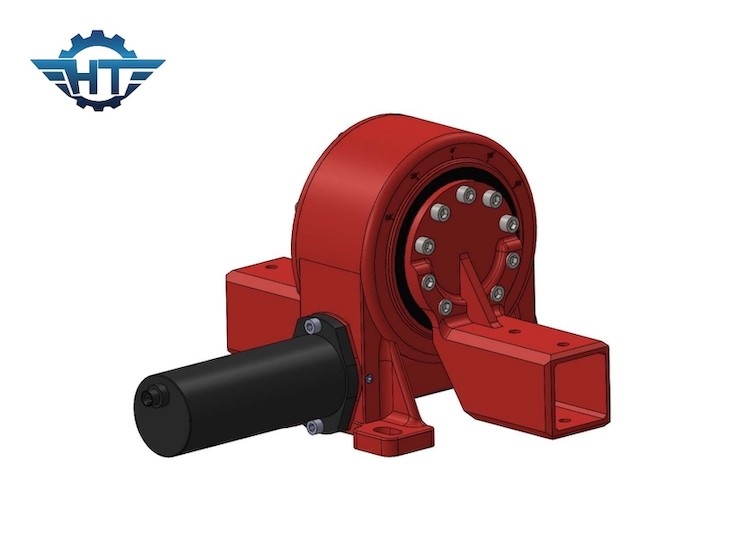 VE8 Single Axis Solar Tracker Slew Drive Vertical 533 Nm For Sun ...