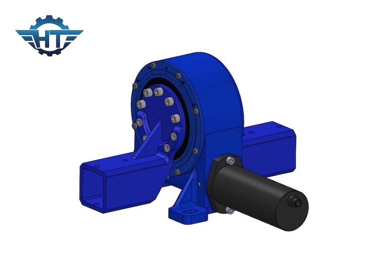 Small Size VE9" Solar Slew Drive For Horizontal Single Axis Tracking System