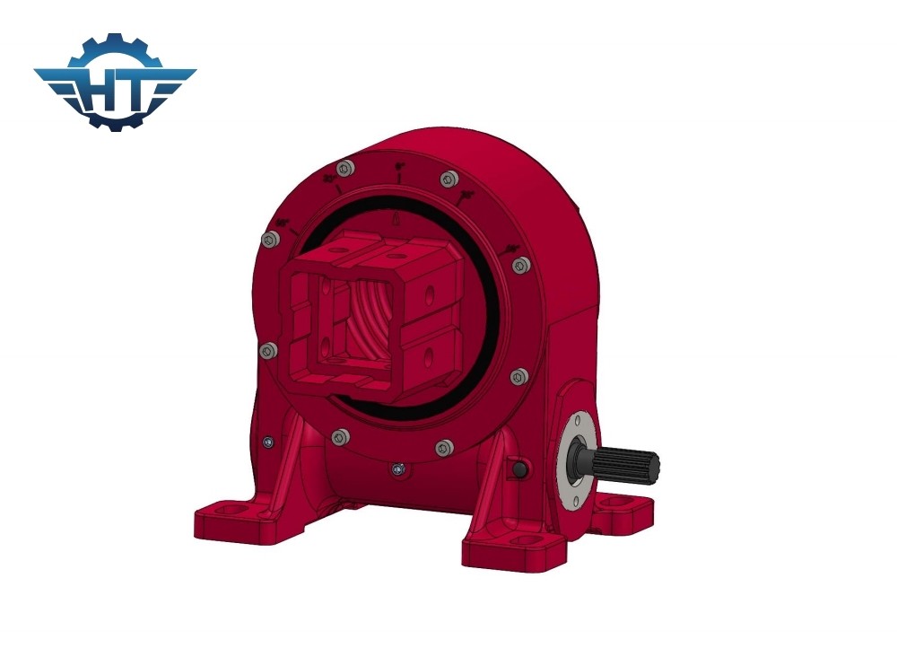 9'' Slew Gear Box With 12x12 Main Torque For Solar Tracking System