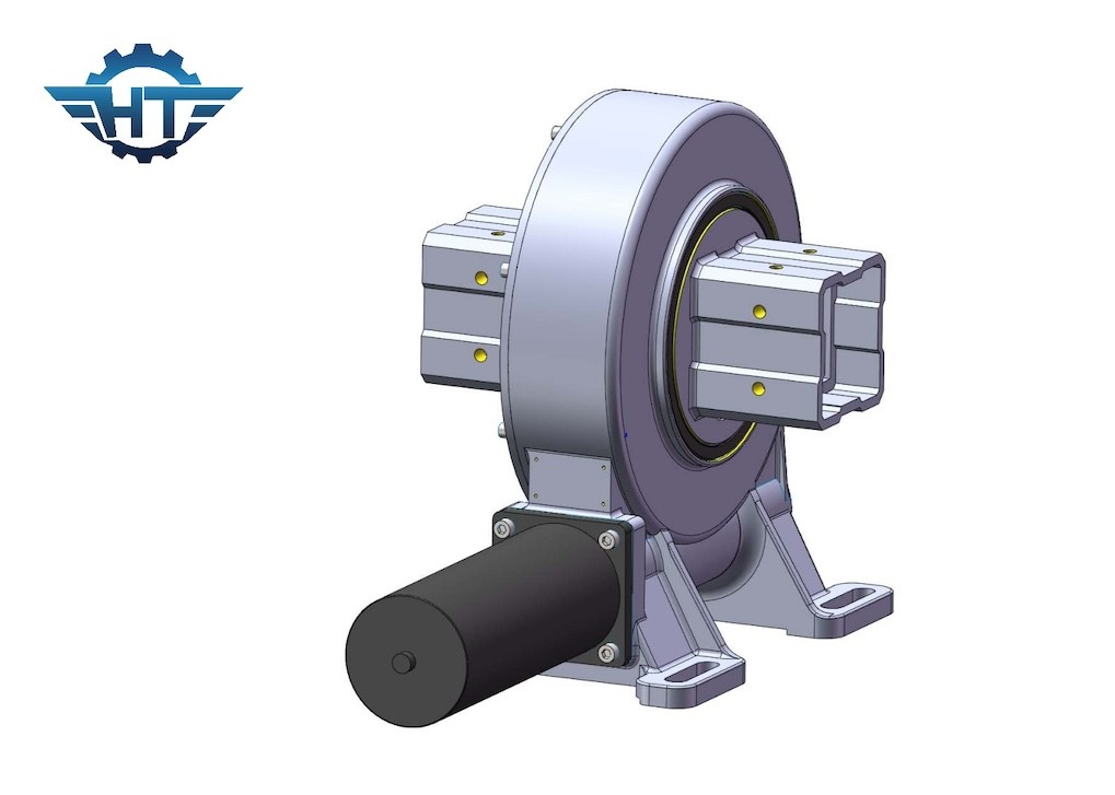 Sea Shipping Worm Gear Slew Drive With Customized Rotation Ranges And ...