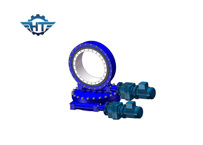 SDE12 Self Locking Slew Drive Gearbox With Stepper Motor For ...
