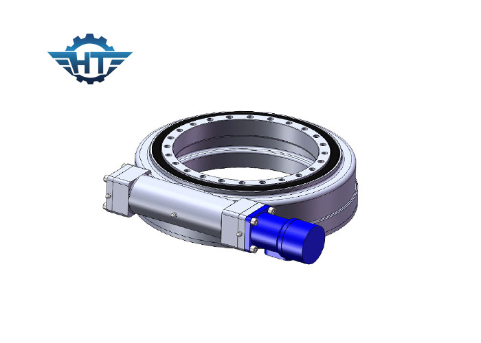 SE14 High Efficiency Self Lock Worm Gear Slewing Ring With Hydraulic ...