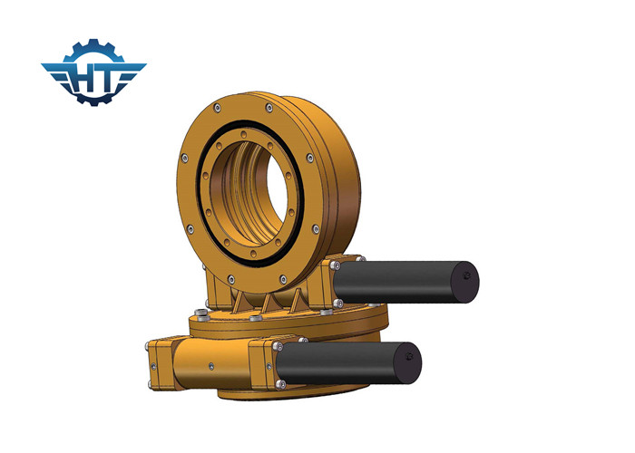 SDE Series Dual - Axis Small Slew Drive With Different Types Of Motors