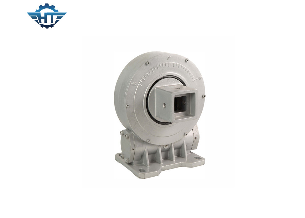 Vertical 9 Inch Slew Drive Gearbox With Envelop Worm And 0.05° high ...