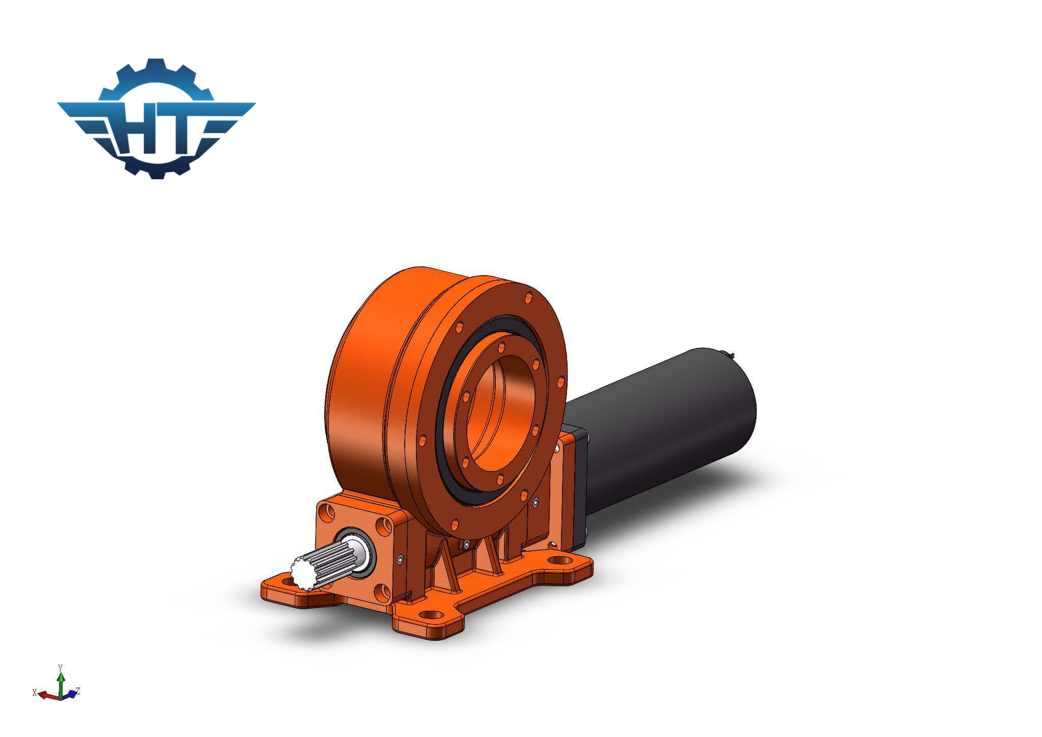 VE7 Custom Worm Self Locking Gear Solar Tracking Solar Slew Drive