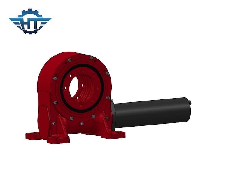 Enclosed House Solar Slew Drive Single Axis 9 Inch For Sun Tracking System