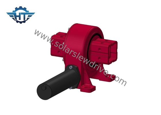 24VDC Solar Tracking Rack System Slew Motor With Single Axis / Dual ...