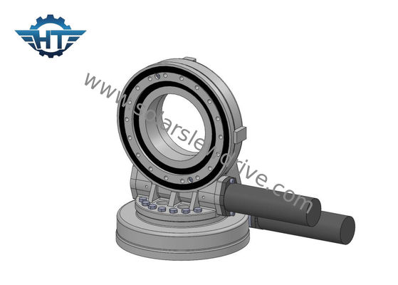 SDE7 Dual Axis Slew Drive With 24V Dc Motor For Solar Tracker System ...