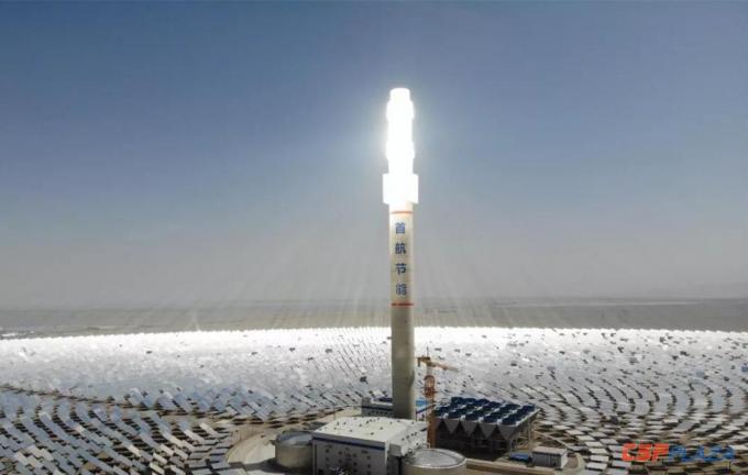 China Shouhang Dunhuang 100MW CSP Plant is running well