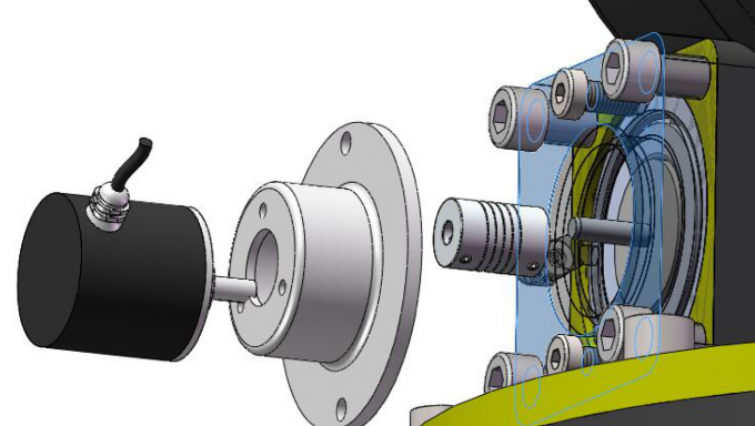 Sde9 Solar Tracker Slew Drive With Encoder Precise Tracking For Antenna ...